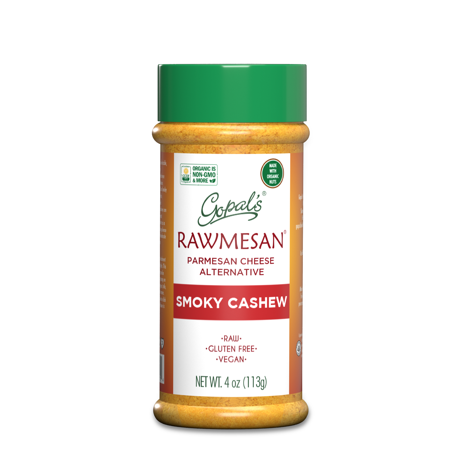 Rawmesan – Gopal's Healthfoods