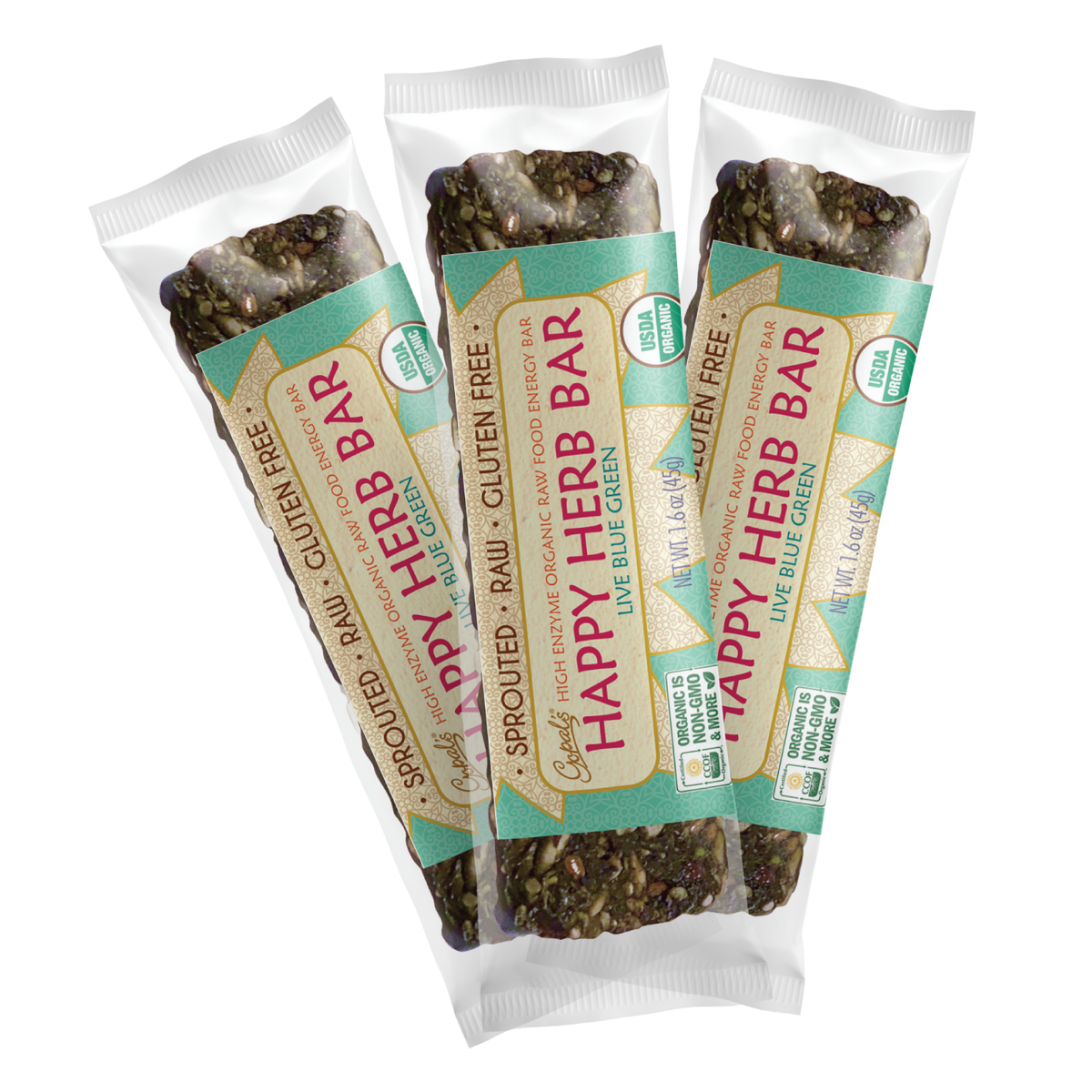 Live Blue Green Happy Herb Bar 1.6oz – Gopal's Healthfoods
